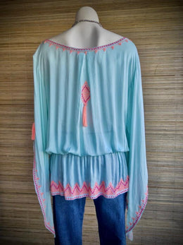 Sompe Embroidered Boho Tops | Lemongrass Bali Boutique